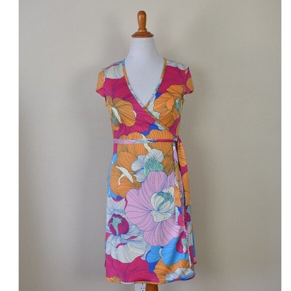 JB by Julie Brown | Dresses | Jb By Julie Brown Floral Wrap Dress ...